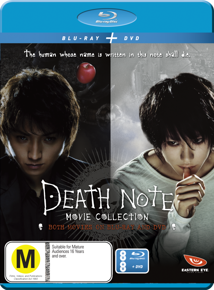 Death Note Movie 1 & 2 Special Edition (DVD + Blu-Ray Combo) - Real Groovy