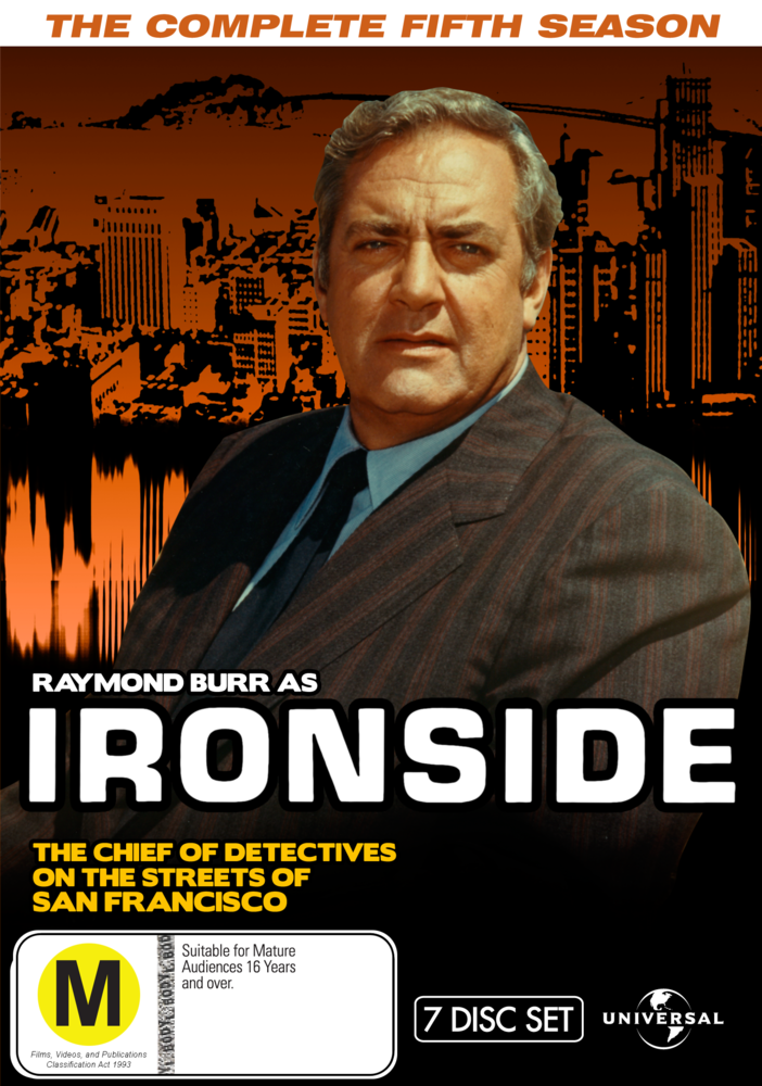 Ironside - Season 5 (Fatpack Version) 7 DVD Set - Real Groovy