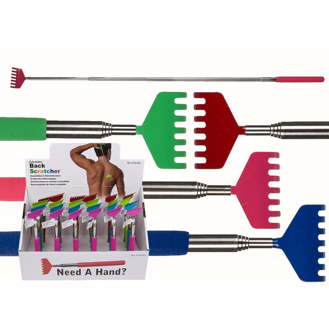 Back Scratcher Telescopic Extendable Colours - Real Groovy