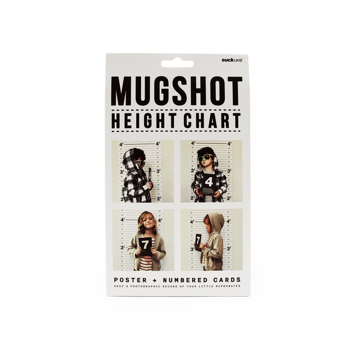 Mugshot Kids Height Chart Line-up Growth Chart - Real Groovy