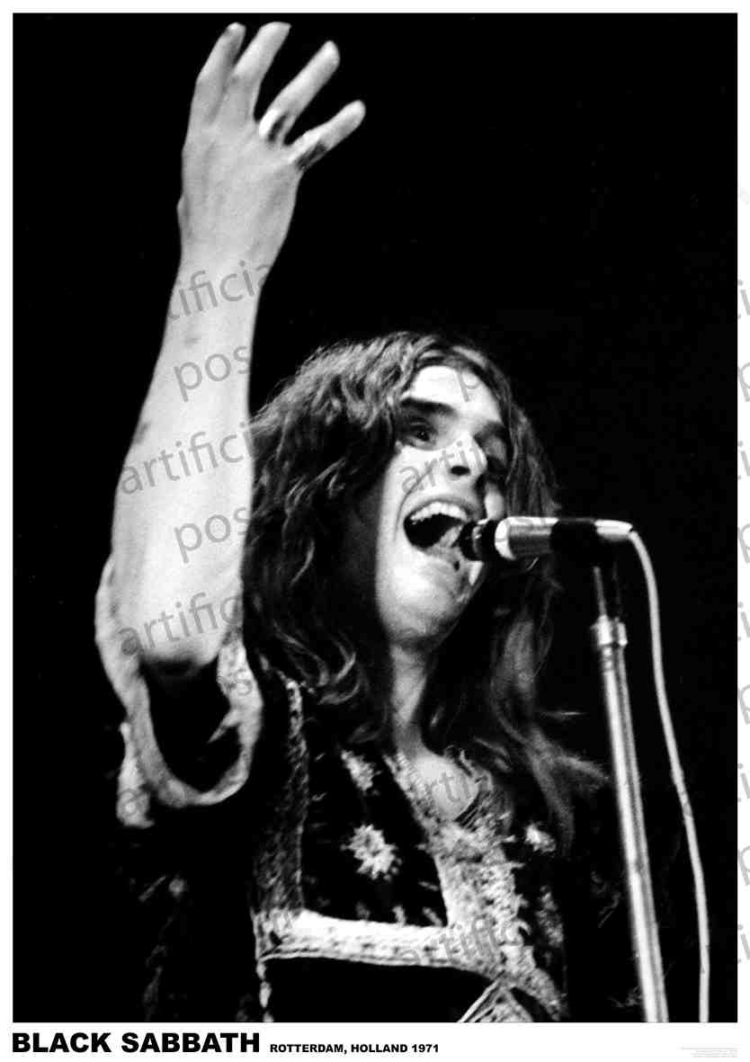 Ozzy Osbourne Holland Rotterdam 1971 Poster 19 - Real Groovy