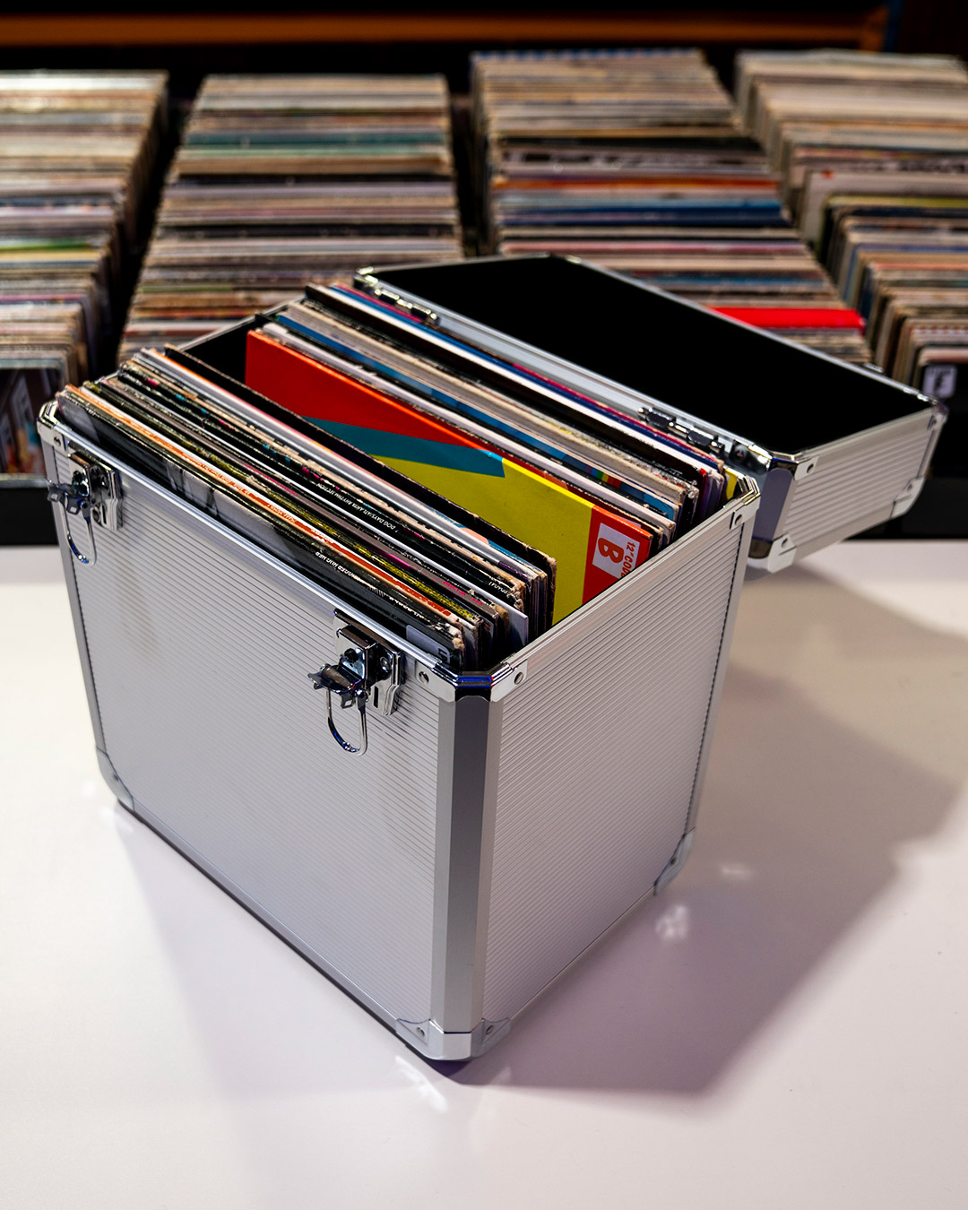 Record Carry Case Aluminum Vinyl 12 Inch Flight Case Gk-r53 (Metal ...