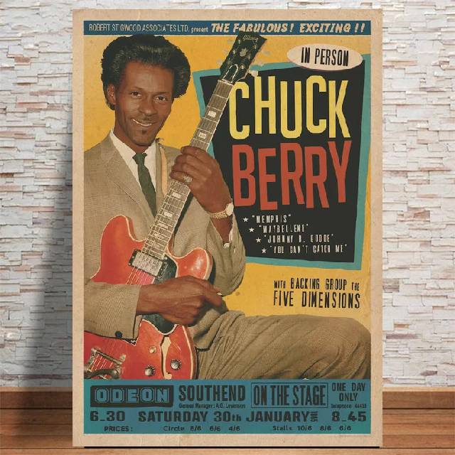 Chuck Berry At The Odeon Southend Poster 159 - Real Groovy