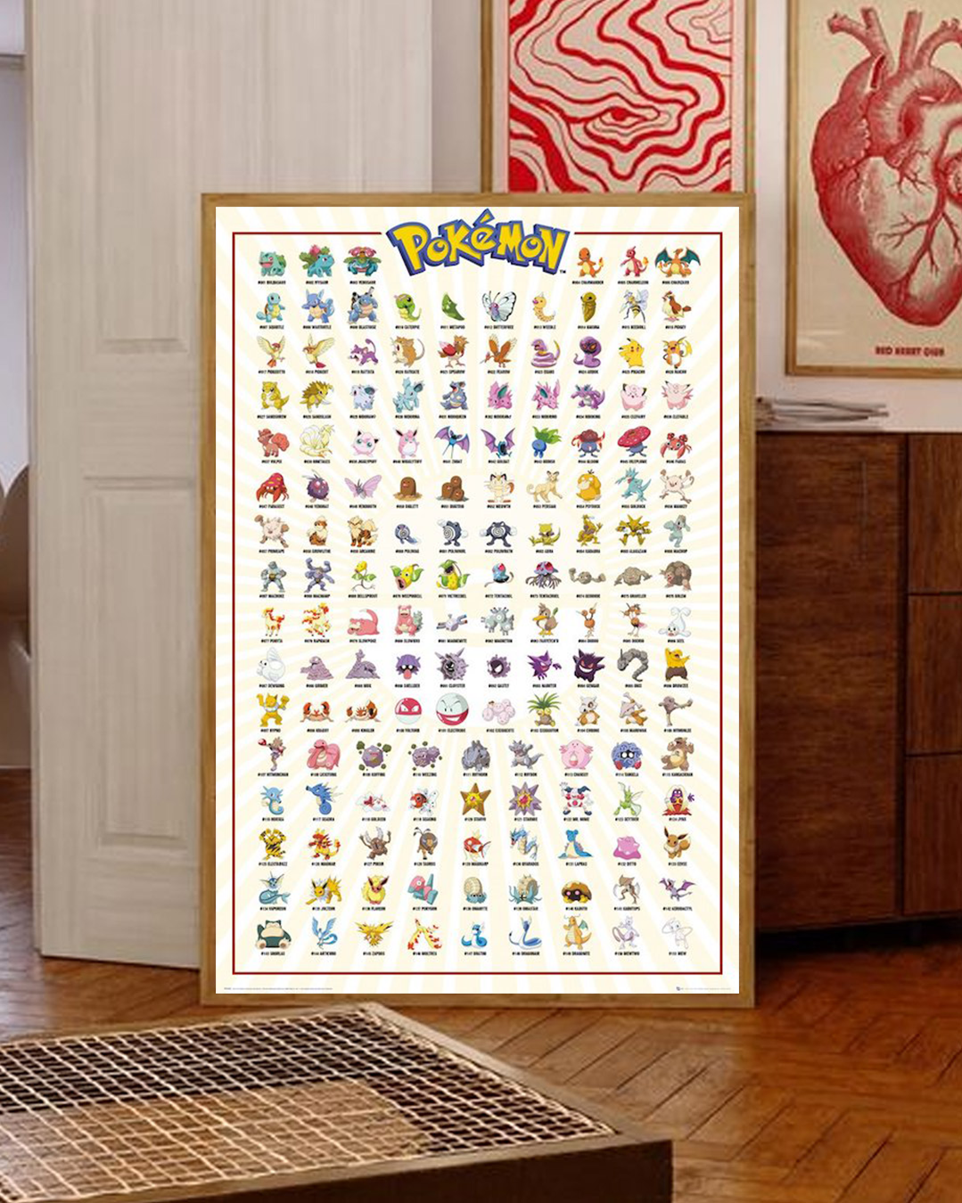 Pokemon Characters Kanto Mega Poster 418 - Real Groovy