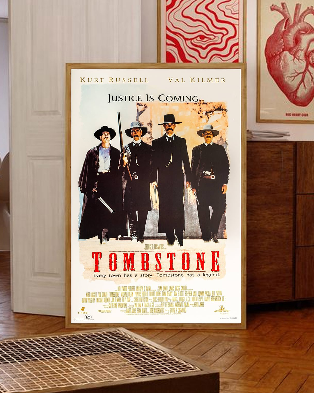 Tombstone Retro Movie Poster Maxi 63 Val Kilmer Kurt Russell - Real Groovy