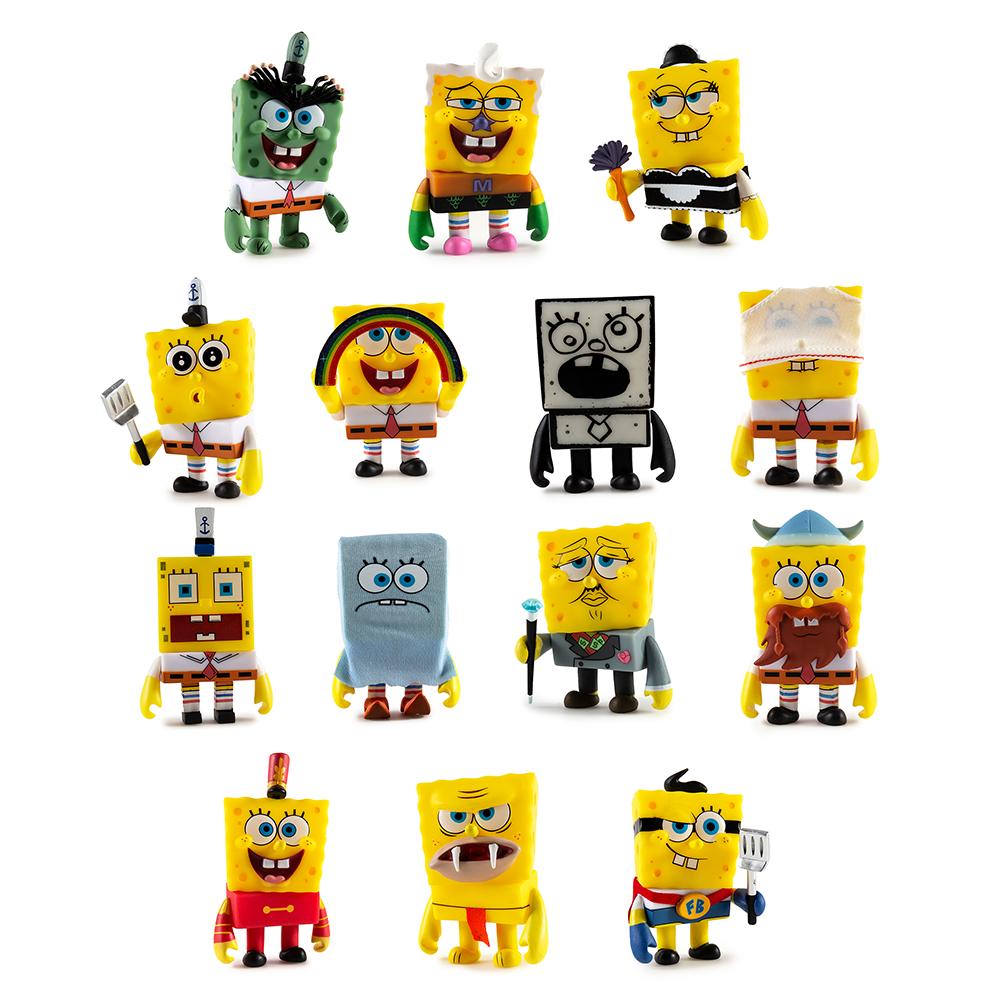 Spongebob Squarepants Many Faces Mini-figures Blin - Real Groovy
