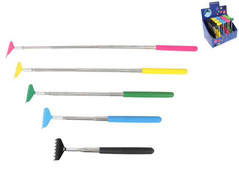Back Scratcher Telescopic Extendable Assorted Colours - Real Groovy