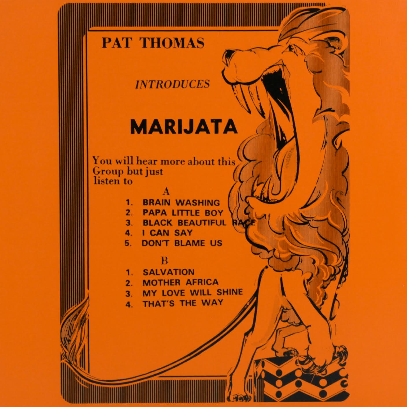 Pat Thomas: Pat Thomas Introduces Marijata Lp - Real Groovy